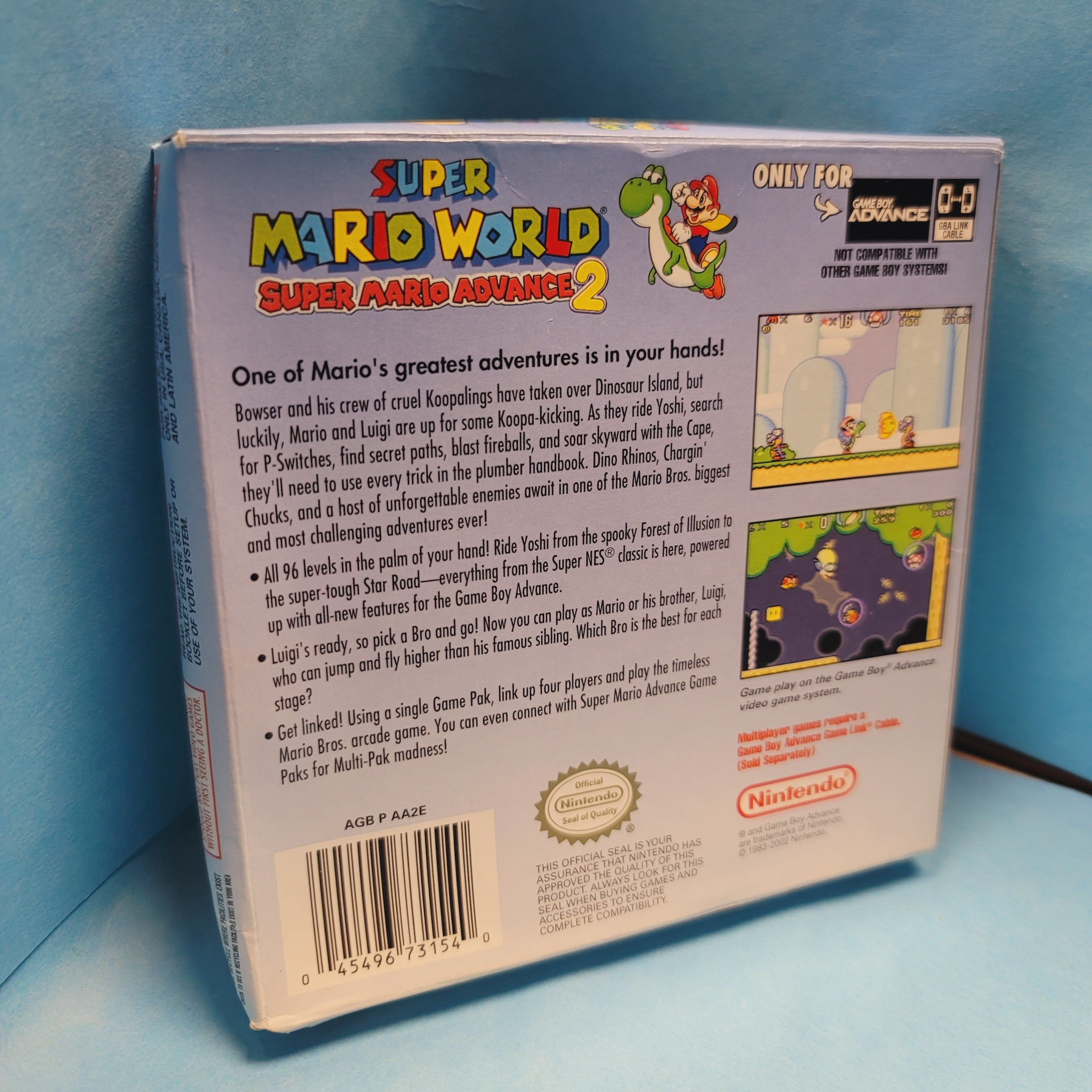 GBA - Super Mario Advance 2 Super Mario World (Complete in Box / A-