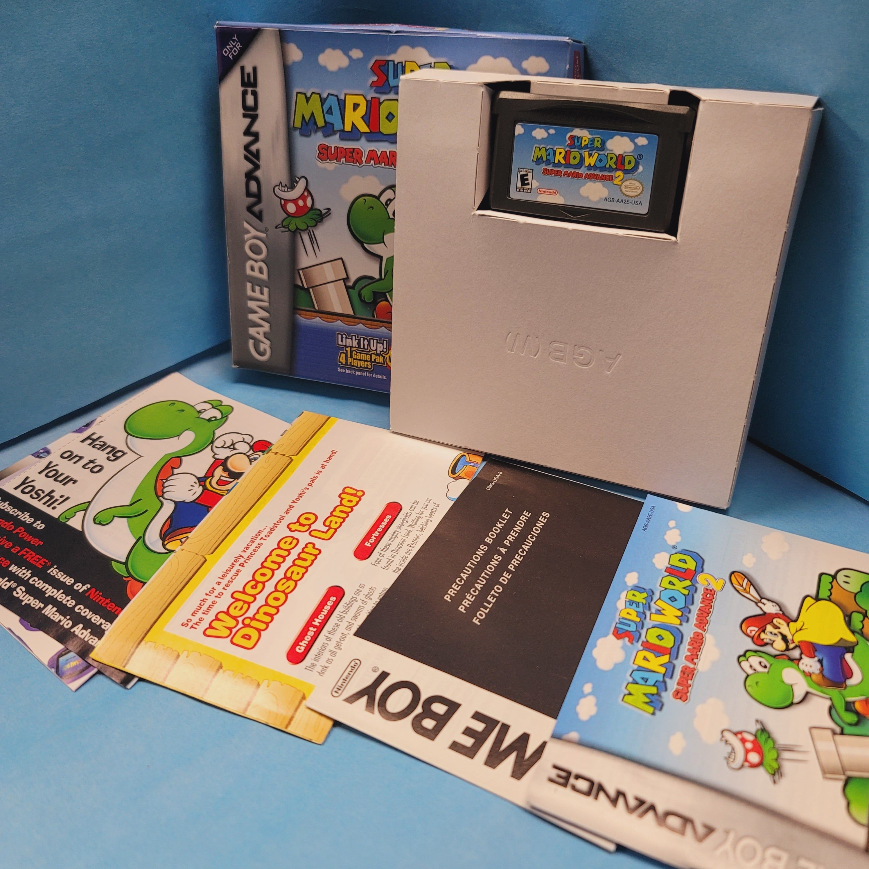 GBA - Super Mario Advance 2 Super Mario World (Complete in Box / A-