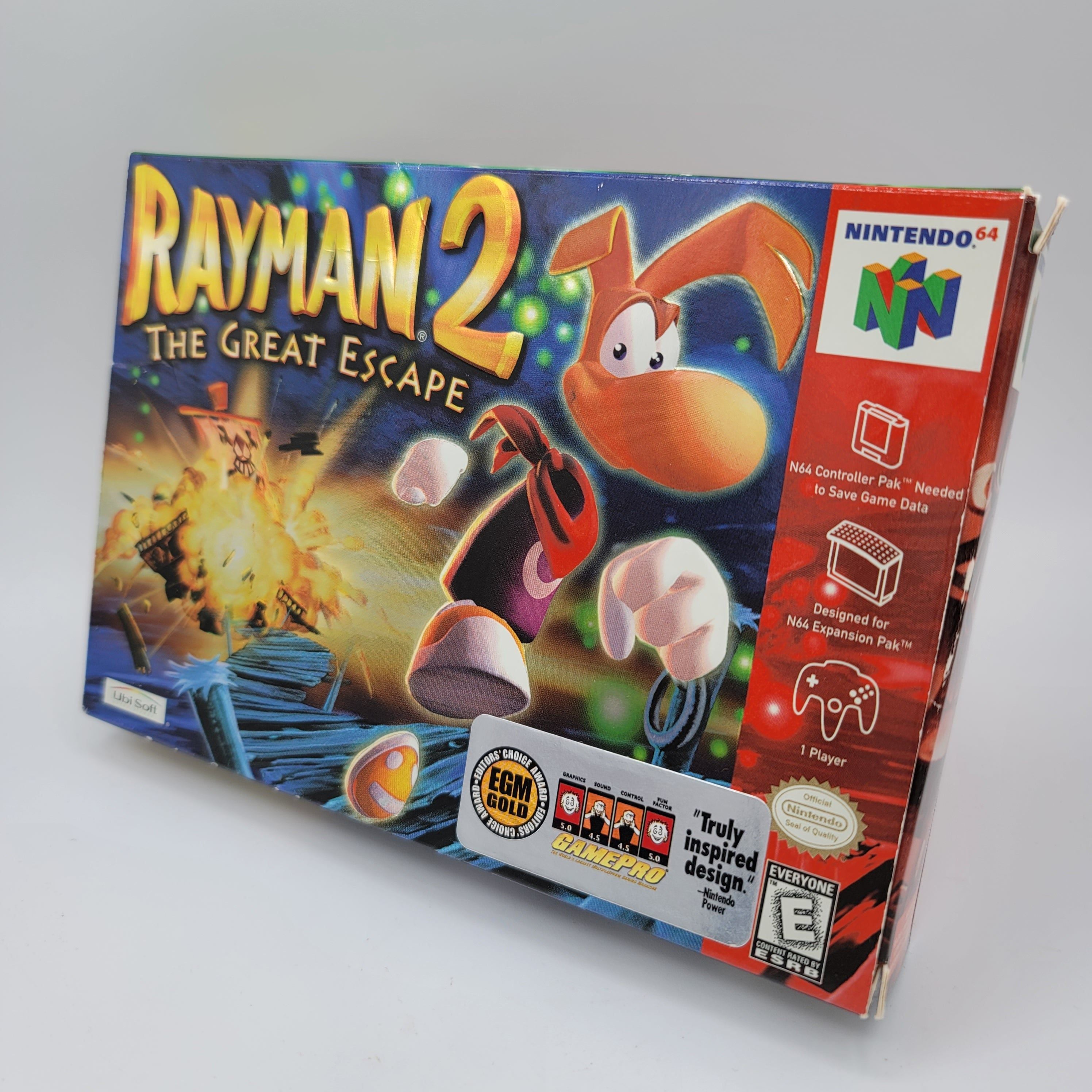 N64 - Rayman 2 The Great Escape (Complete in Box / A / With Manual)