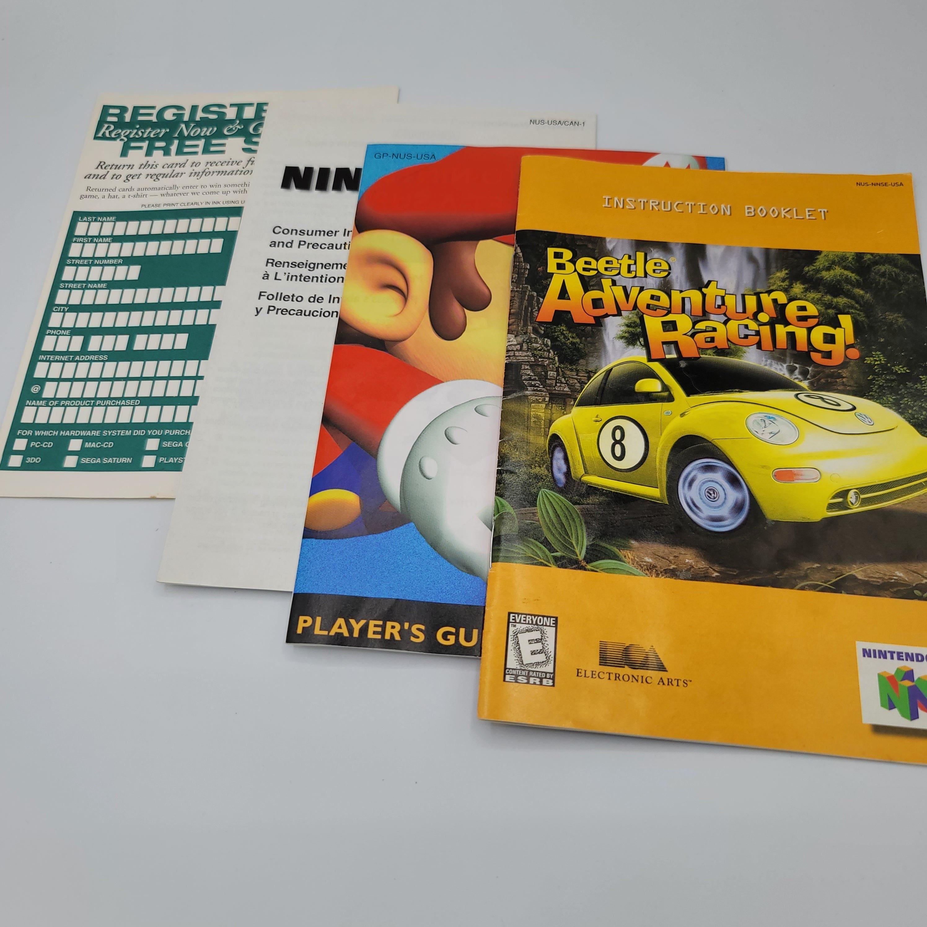 N64 - Beetle Adventure Racing (Complete in Box / A- / With Manual)