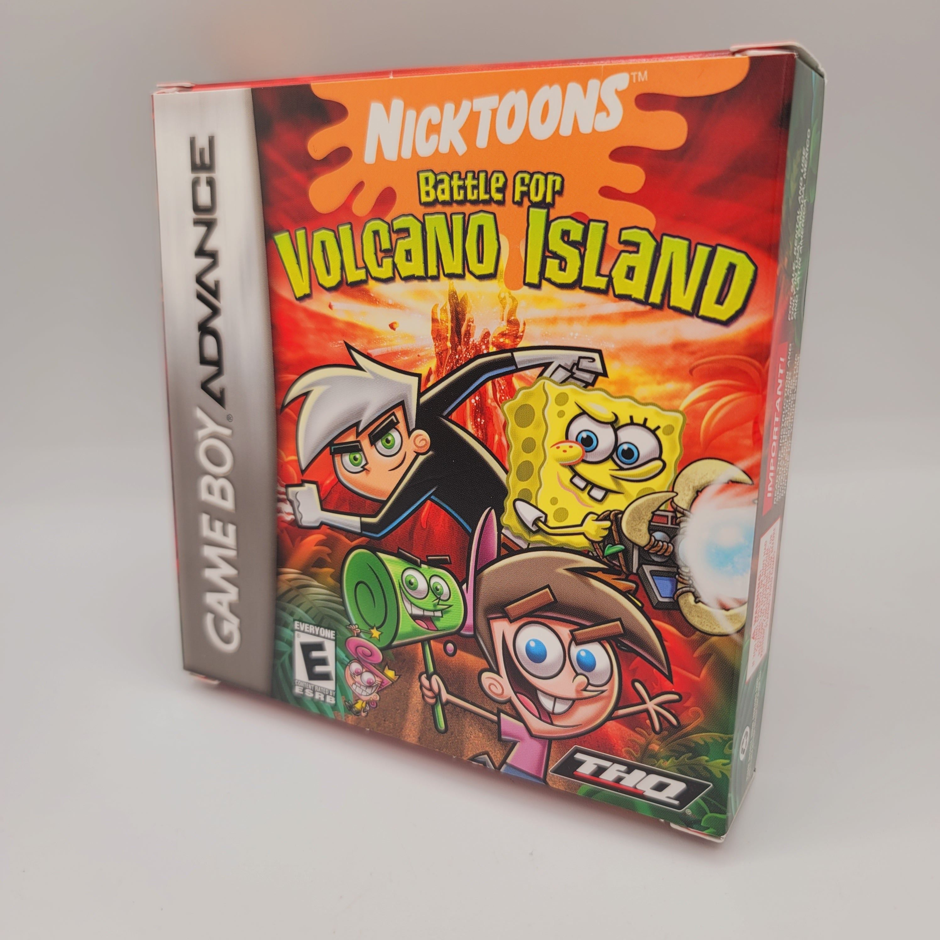 GBA - Nicktoons Battle for Volcano Island (Complete in Box / A+ / With