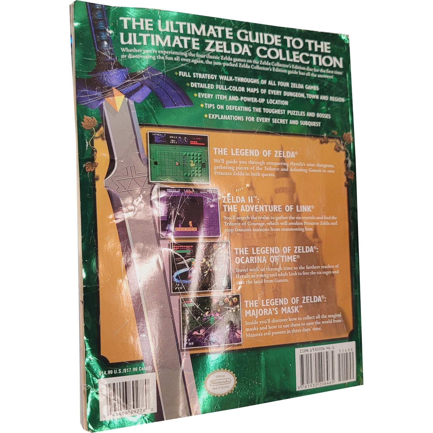The Legend of Zelda Collector's Edition Official Guide Nintendo Power