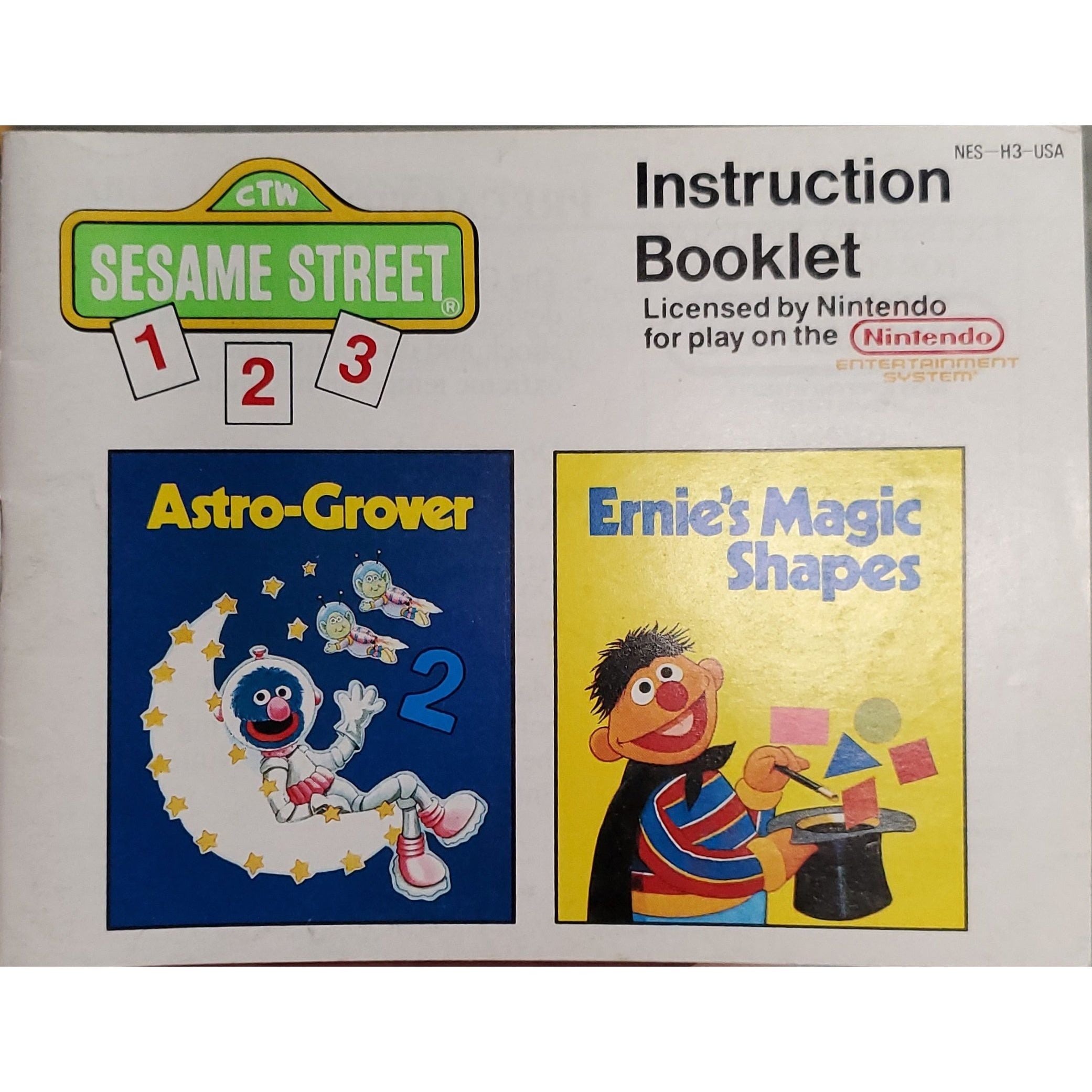 NES - Sesame Street 123 (Manual)