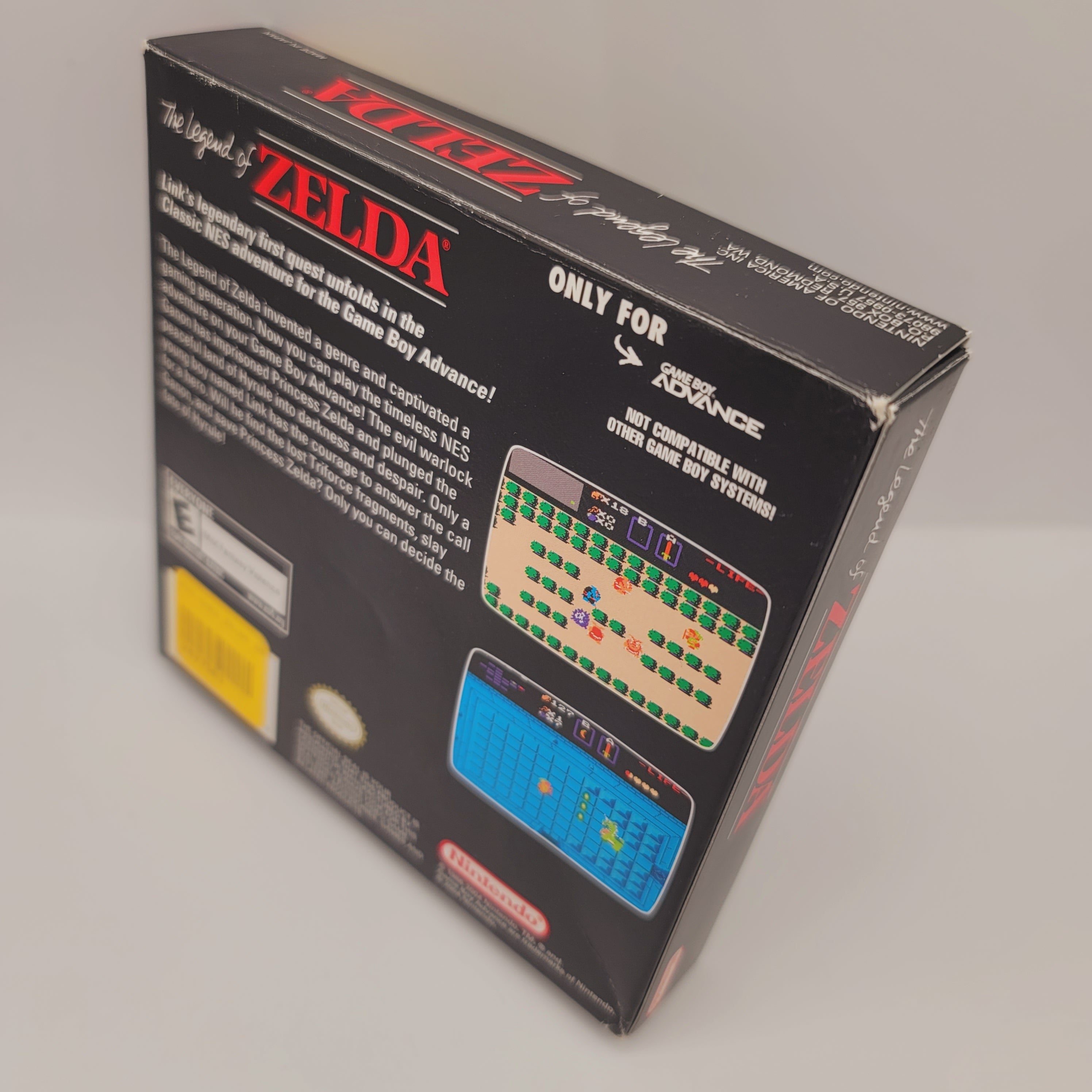 GBA - Classic NES Series The Legend of Zelda (Complete in Box / B / Wi