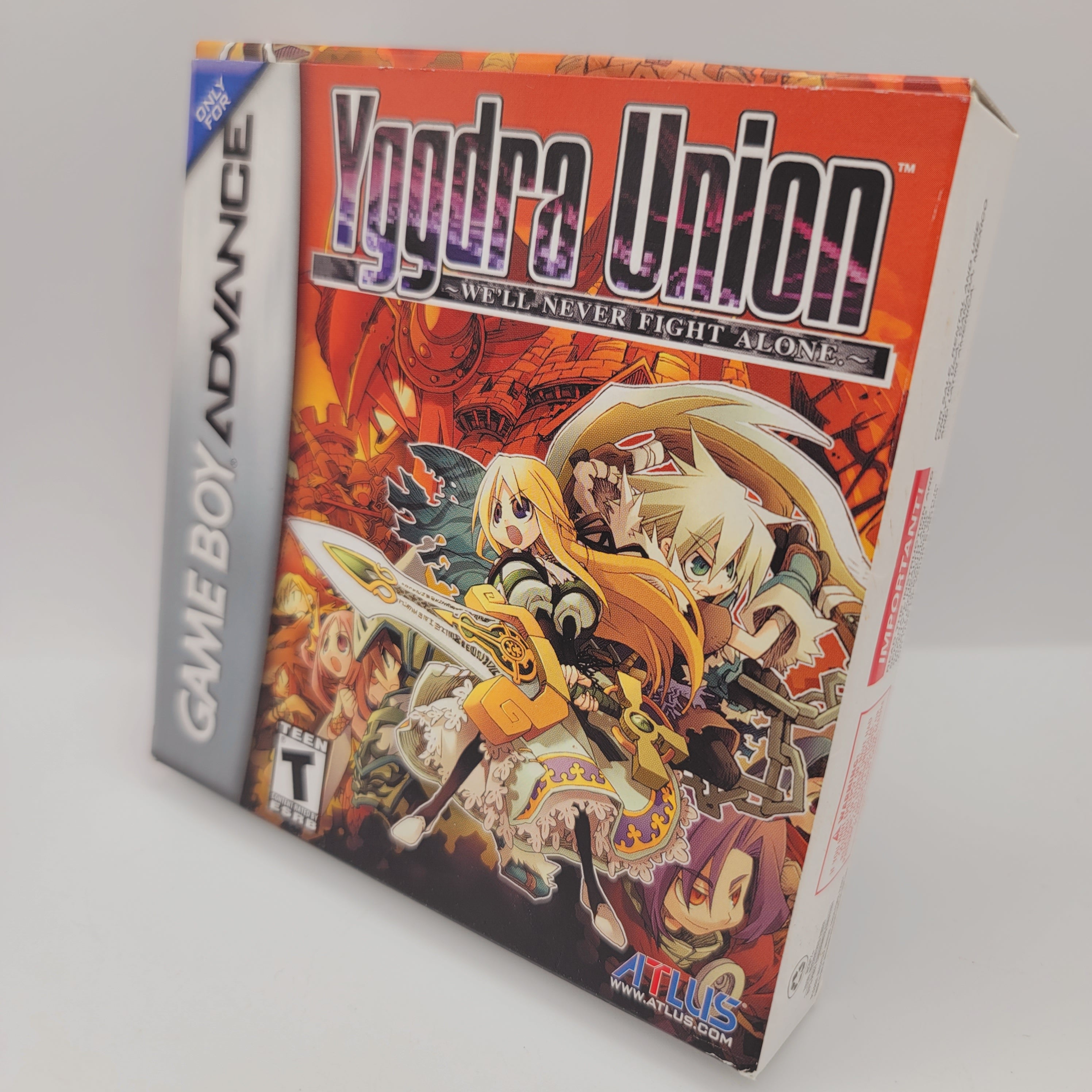 GBA - Yggdra Union We'll Never Fight Alone (Complete in Box / A+ / Wit