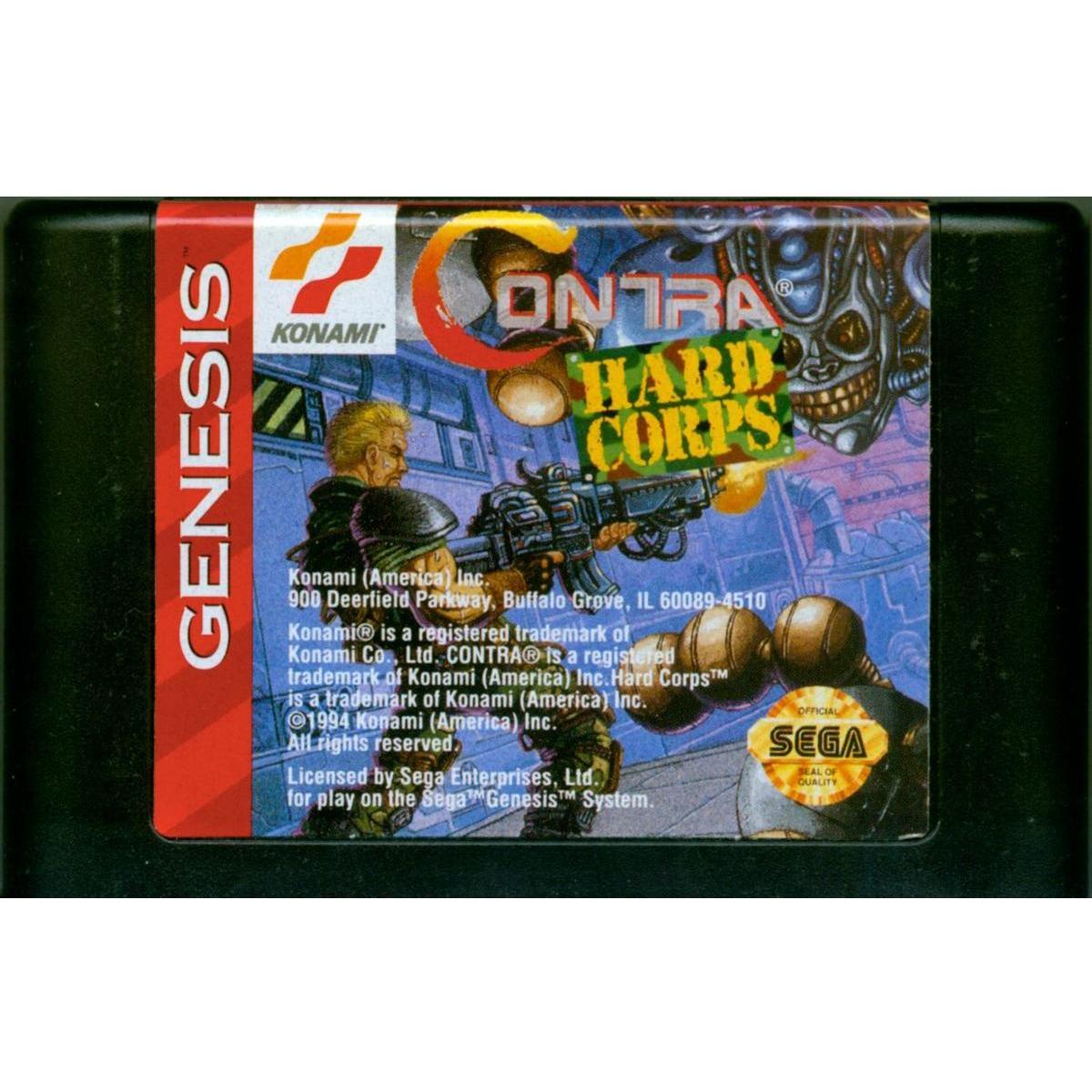 Genesis - Contra Hard Crops (Cartridge Only)