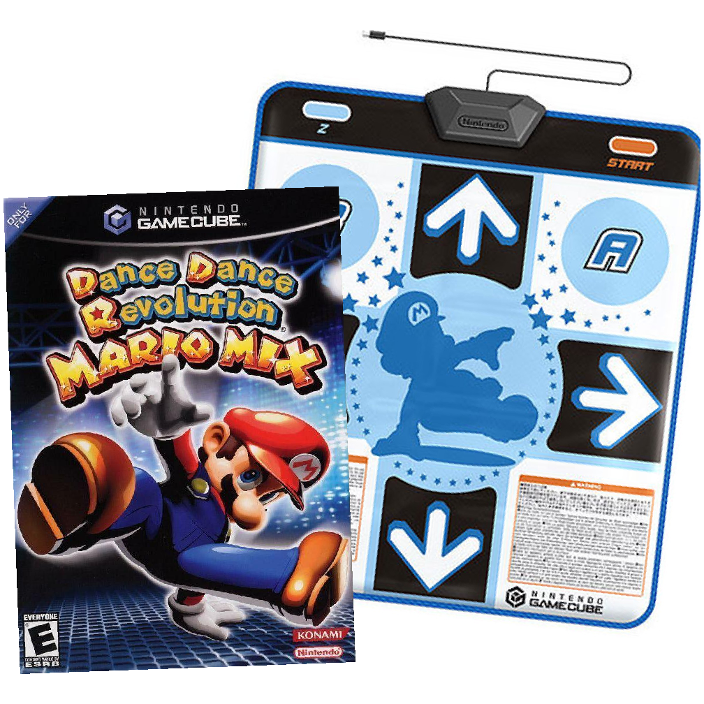 GameCube - Dance Dance Revolution Mario Mix with Dance Pad