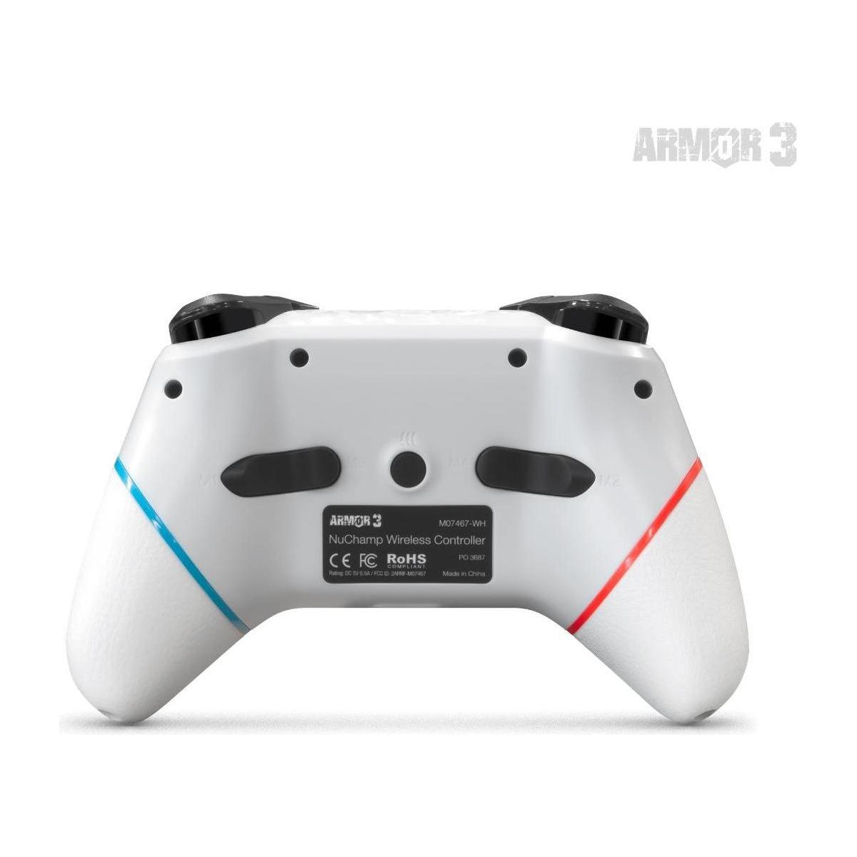 NuChamp Wireless Controller for Nintendo Switch (White)