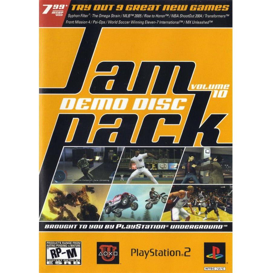 PS2 - JamPack Vol. 10 Demo Disc